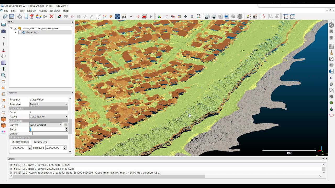 Cloud Compare 1: Point Cloud visualisation