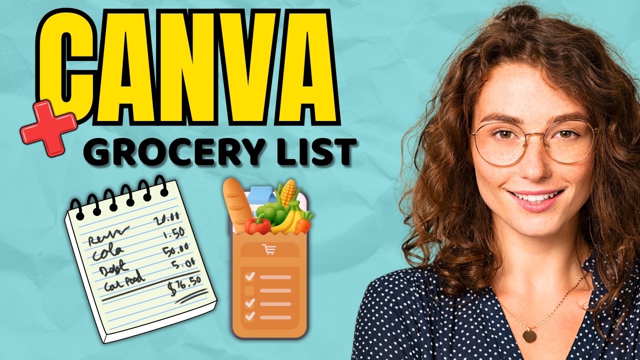 How to Create Grocery List in Canva — Best Method
