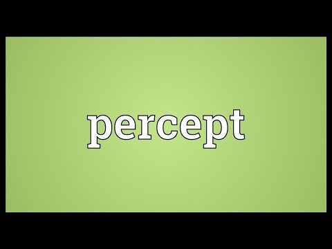 Percept Meaning