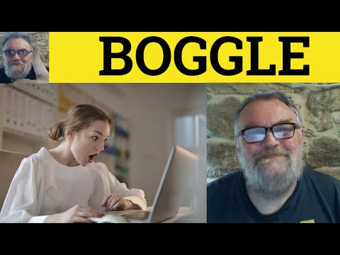 🔵 Boggle Meaning - Boggle At Examples - Boggle Definition - Mindboggling - Boggle - Boggle At