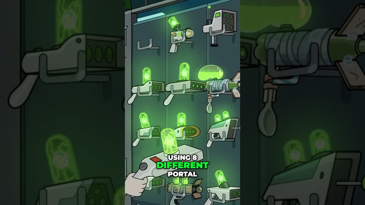 Rick's Restricted Portal Guns Revealed! #ricksanchez #season8 #ricksanchez #portal