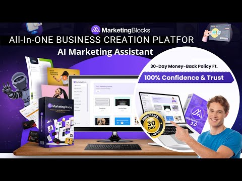 MarketingBlocks 2023: AI Marketing Assistant -All Upgrades Included - DEMO VIDEO 🚀