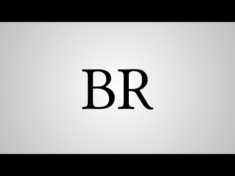 What Does "BR" Stand For?