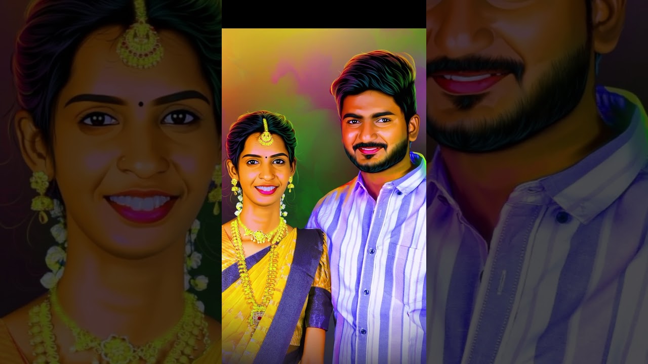 new couple painting 💥🤩❤️ #painting #couple #art #shorts #tamil #trending #viral #video