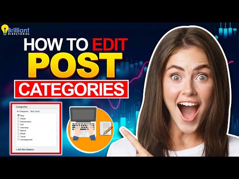 How to Set Up Post Categories for Your Website Blog 🗃 Edit Categories for Different Types of Posts