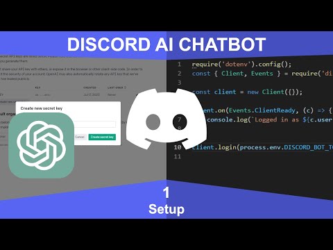 DISCORD AI CHATBOT 2023! - 01 Setup