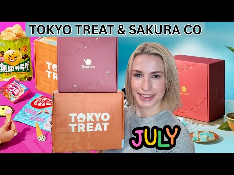 Tokyo Treat & Sakura Co Japanese Snack Boxes July 2025