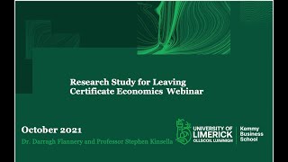 Research Project | Leaving Certificate Higher Economics | Studyclix