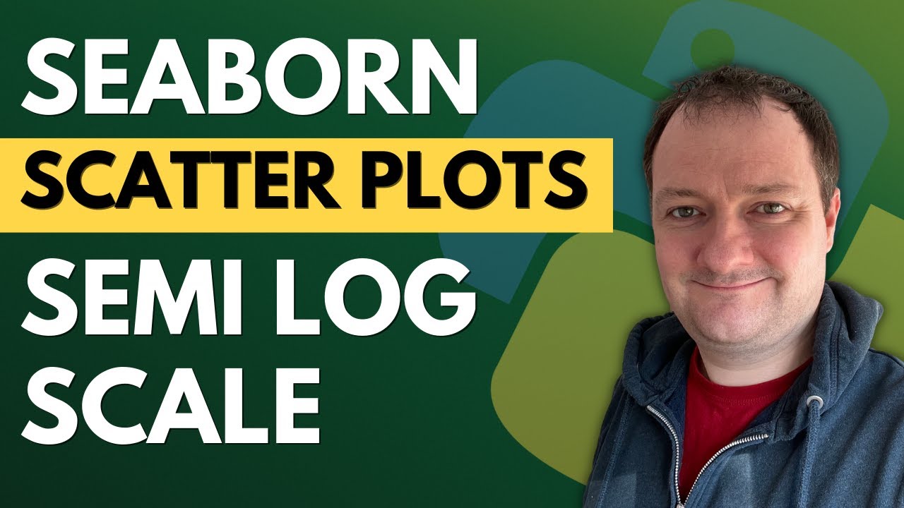 Create Semi Log Scatter Plots in Python - Display Data on a Logarithmic Axis in Seaborn