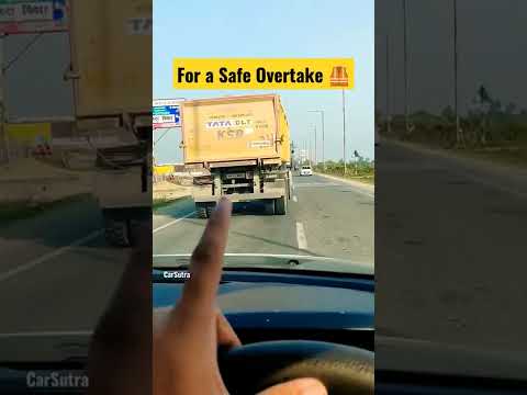For a Safe Overtake π¦Ί #cartips #shorts #carcare #highway #indianroads