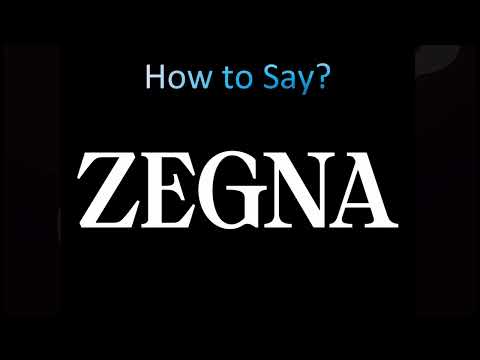 How to Pronounce ''Zegna'' Brand (CORRECTLY!)