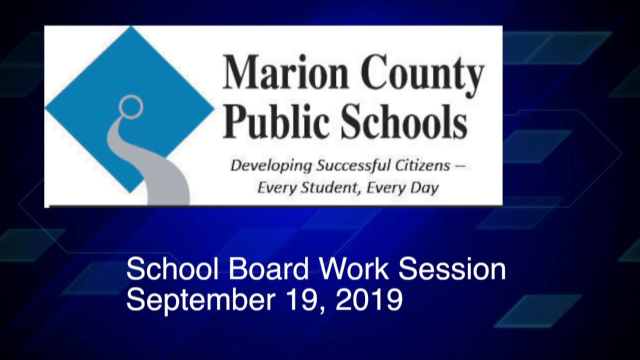 September 19, 2019 School Board Work Session