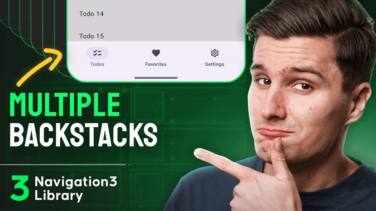 Bottom Nav With Multiple Back Stacks In Navigation3 (CMP & Native Android)
