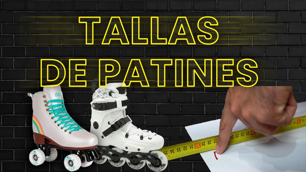 CÓMO SABER TALLA DE PATINES