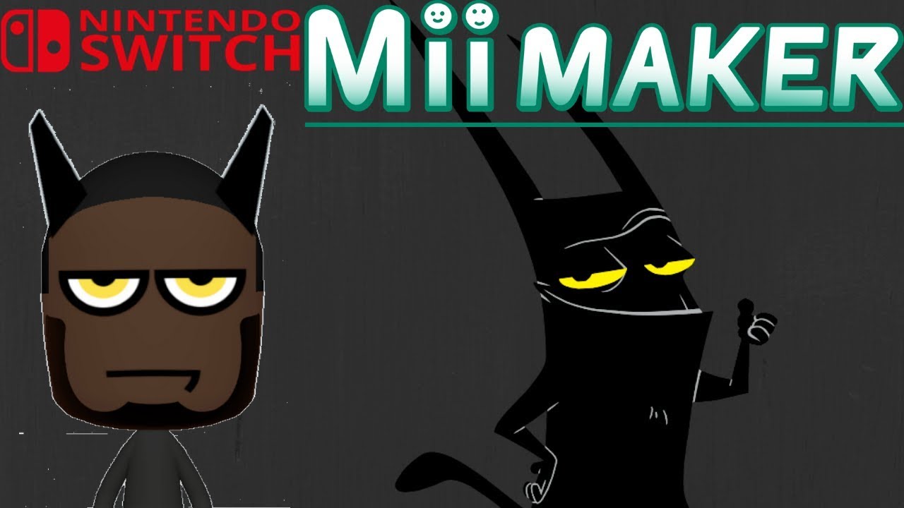Mii Maker How To Create Mr Blik From Catscratch