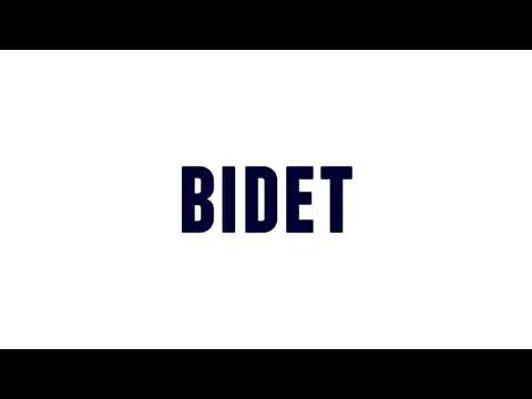How to Pronounce bidet