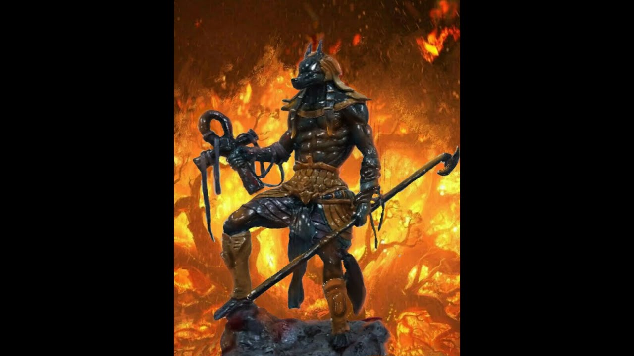 Anubis sculpture making