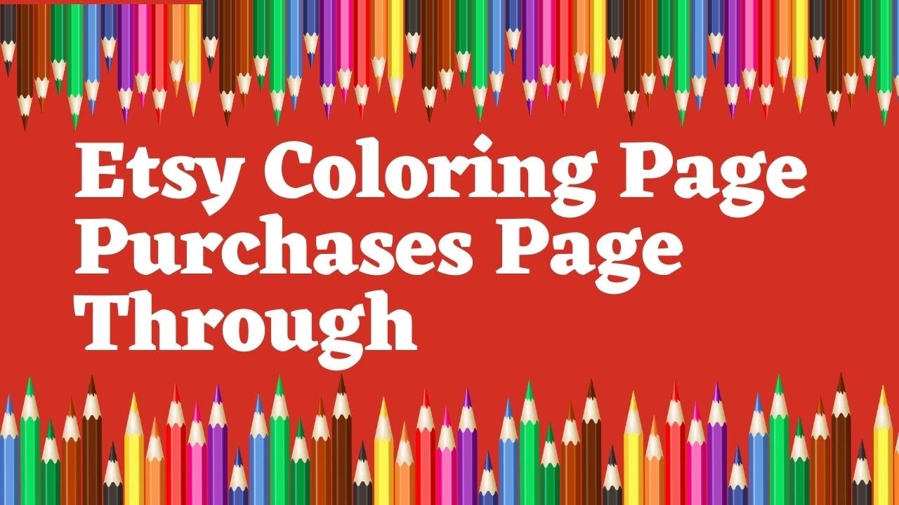 page through of Etsy Coloring Pages