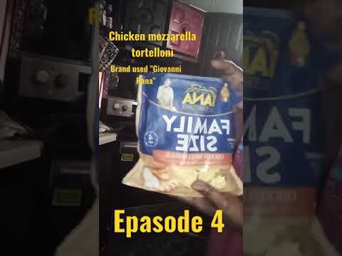 Chicken mozzarella tortellini. Brand used "Giovanni Rana" Episode 4. Don't forget to subscribe!
