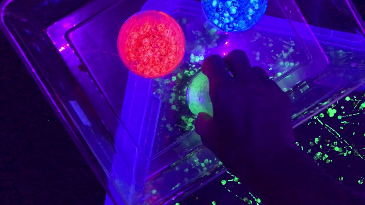 Glow In The Dark Sensory Art