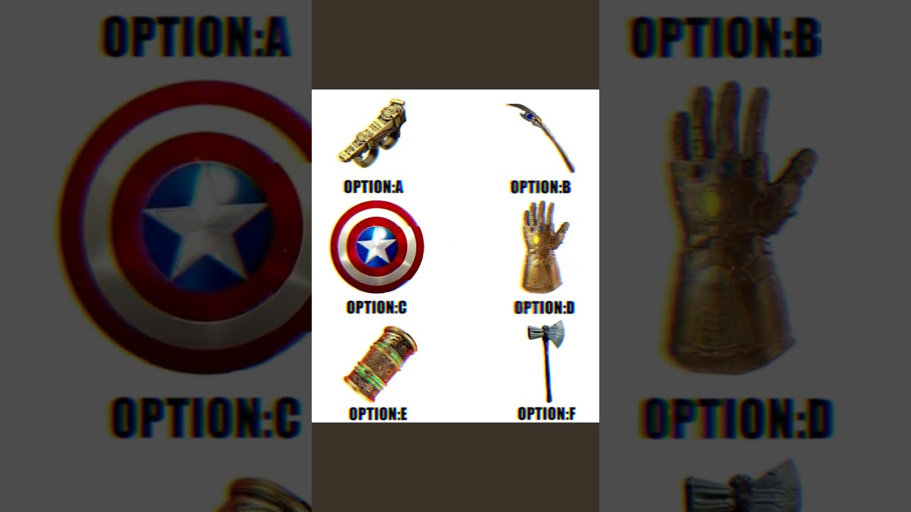 Choose Your Weapon.... #marvel #memes #edit #mcu #trending #viralvideo #fpyシ
