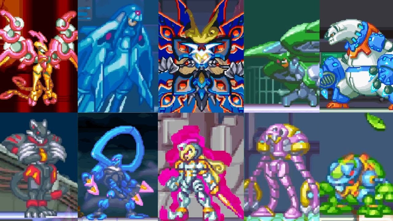 Megaman Zero 2 - ALL BOSSES - CUTSCENES CINEMATICS + ALL ENDINGS ⚔️