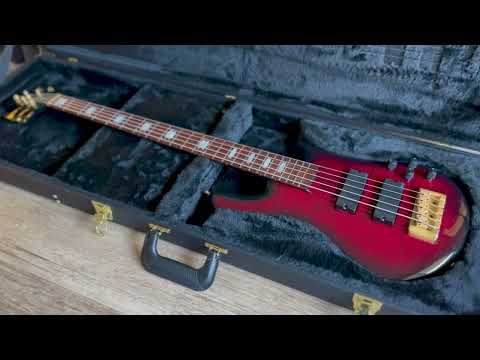 Spector NS5-CRFM Black Cherry Burst (35" Scale) 5-String Bass | Reverb