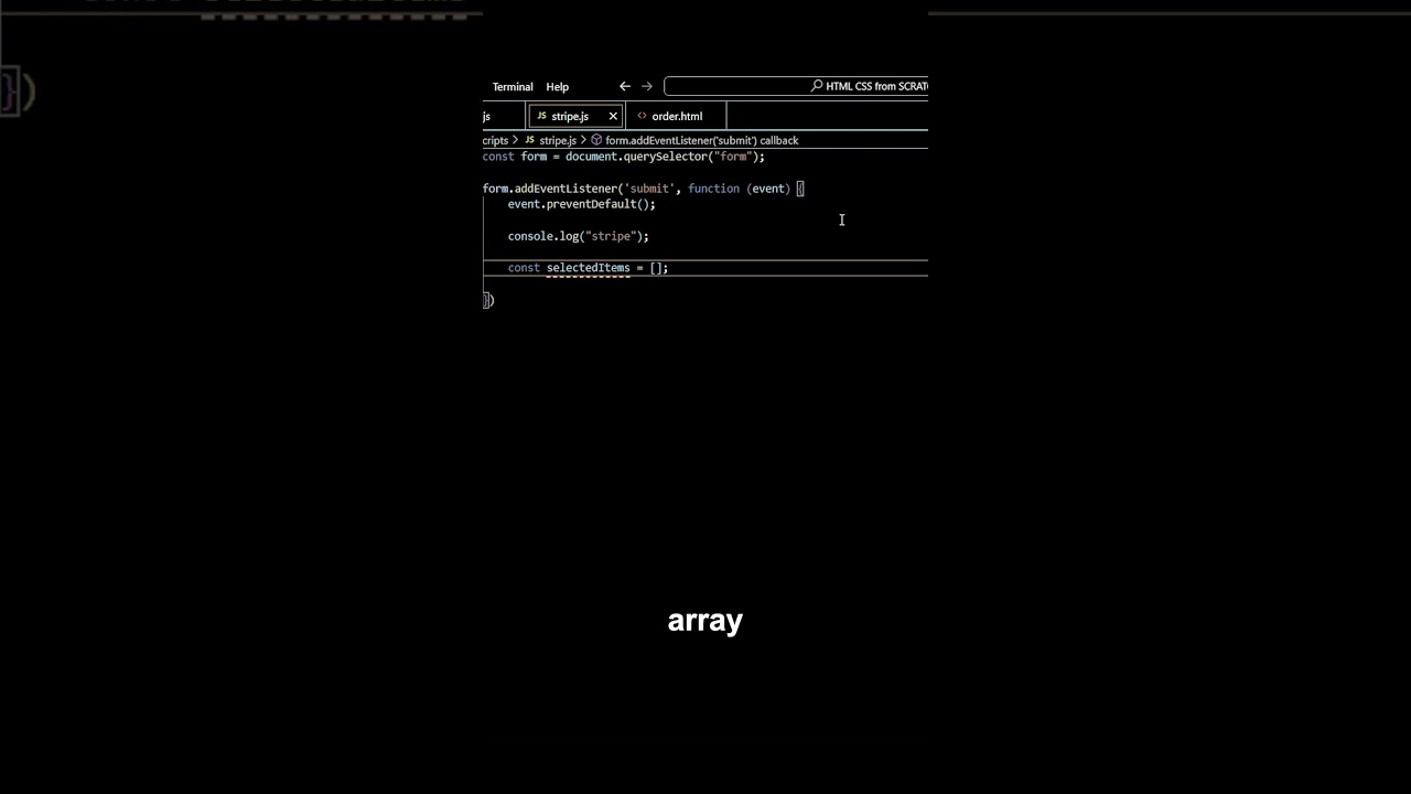 Create Arrays FAST with JavaScript  | Ultimate Stripe API & Node JS Tutorial