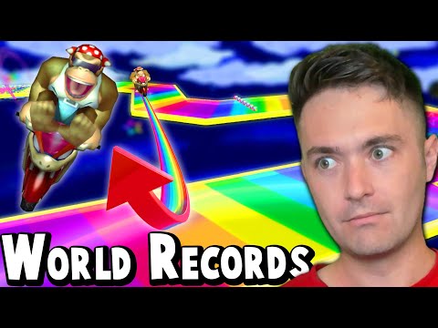 Reacting to *UNPREDICTABLE* Mario Kart Wii World Records