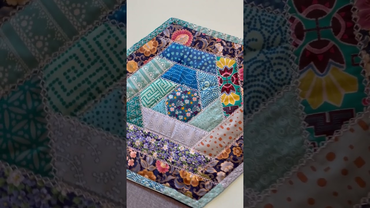 Easy to make - placemats #fabric #patchwork #quilt #handmade #howtoquilt