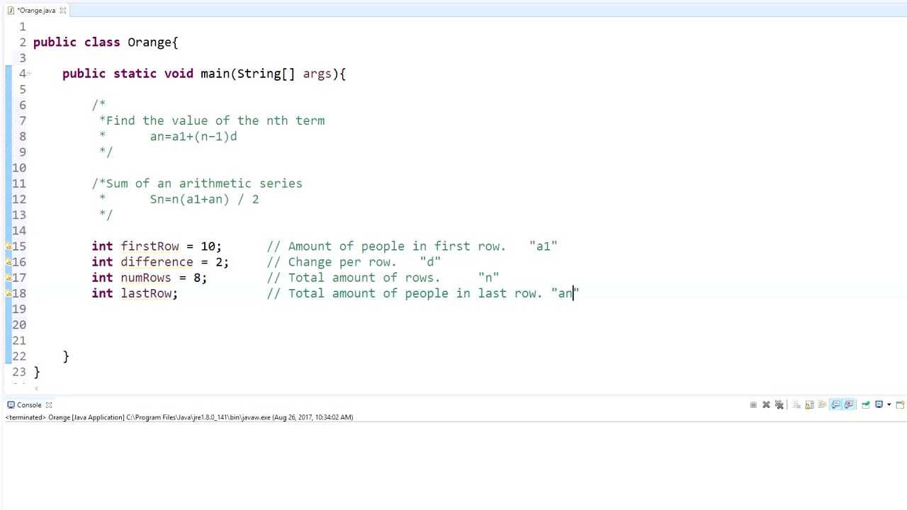 Java Programming Tutorial - 6 - Using Math equations in Java