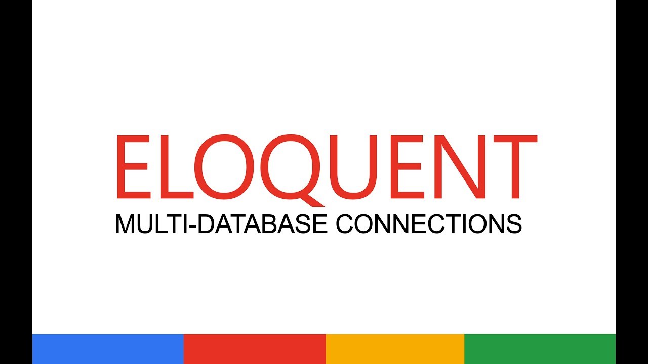 Laravel's Eloquent Multi-Database Connections