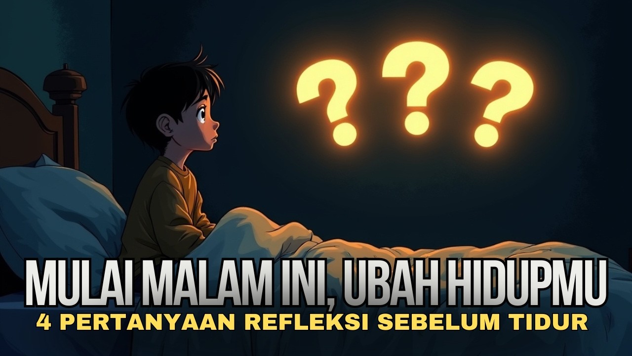 4 Pertanyaan Jujur Buat Refleksi Diri Sebelum Tidur