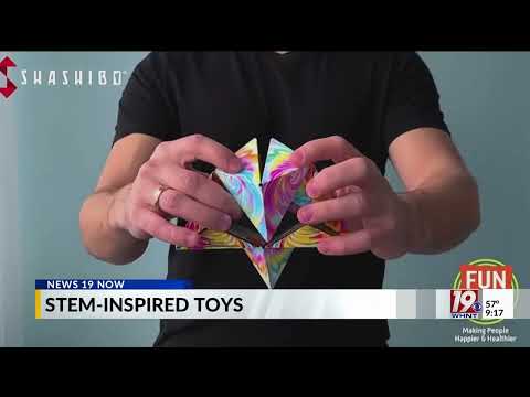 @Whntnews19huntsville broadcast TV coverage of Shashibo - #stem #stemtoys