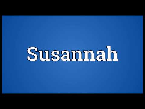 Susannah Meaning