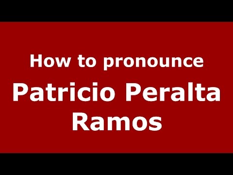 How to pronounce Patricio Peralta Ramos (Spanish/Argentina) - PronounceNames.com
