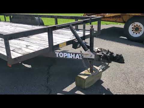 2007 Top Hat tandem axle Landscape Trailer w/ Trimmer racks. 5000# GVWR ...