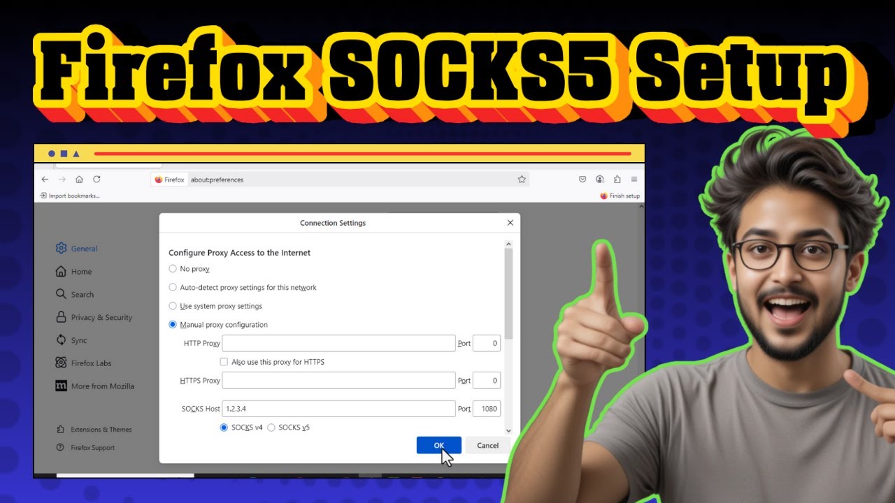 How To Setup A Proxy SOCKS5 On Firefox - Simple Steps