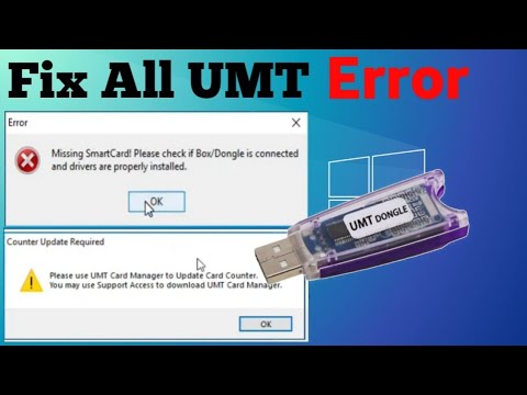 Fix All UMT Error| Missing Smart Card/ Please use UMT Card Manager | GS MOBILE| #umt_card_manager