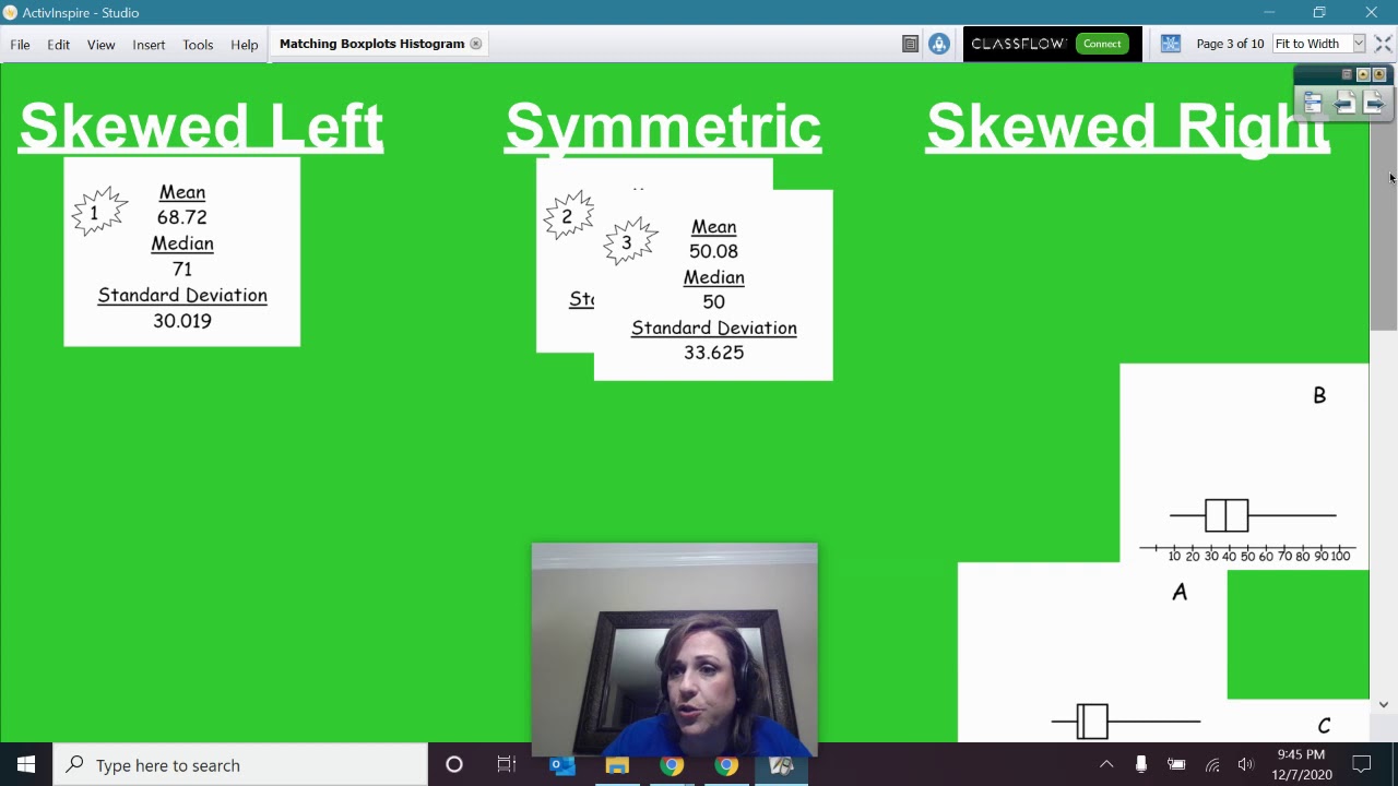Matching Data, Histogram, and Boxplot Activity Strategies VIDEO
