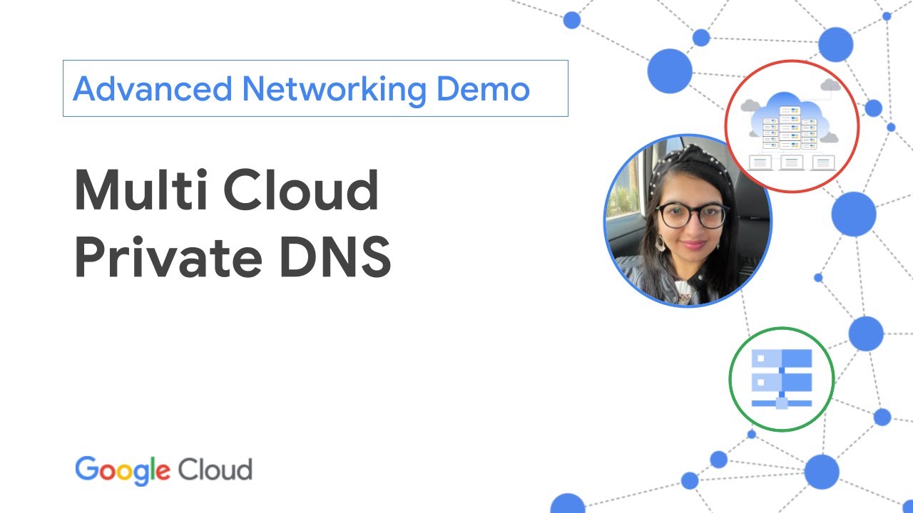 Cloud DNS demo, Multi Cloud private DNS between AWS and Google Cloud