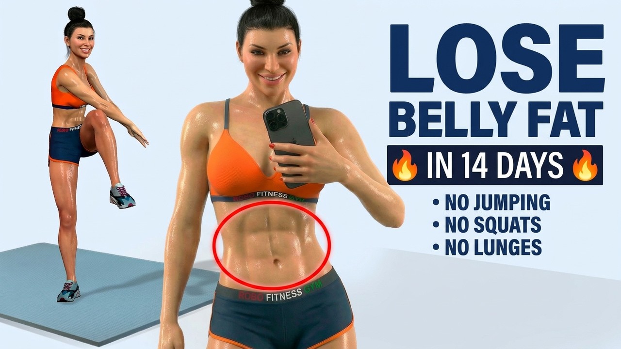 LOSE BELLY FAT in 14 Days🔥25 MIN Standing Abs Workout (No Squats/Lunges/Jumps!)