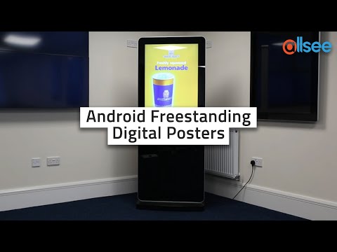 Android Freestanding Digital Posters