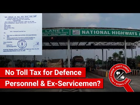 FACT CHECK: NHAI Letter Exempting Defence Personnel, Ex-Servicemen & Families from Paying Toll Tax?