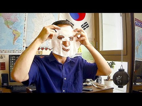 Korean beauty masks, guys can do it too! - 🇰🇷 TRYING KOREAN STUFF