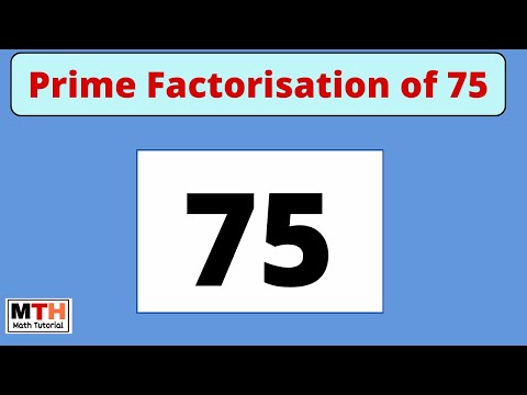 What is the Prime Factorization of 75
