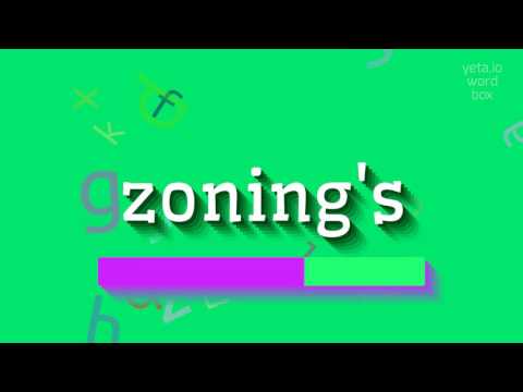 How to say "zoning's"! (High Quality Voices)