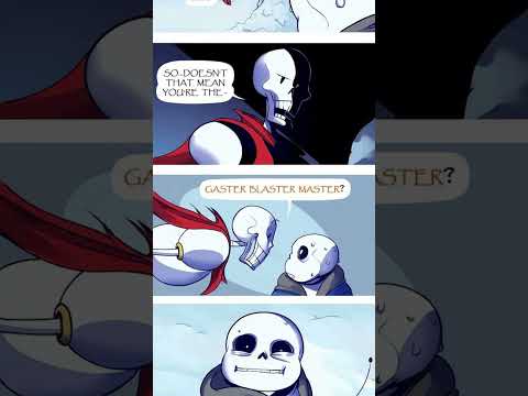Sans is the Gaster Blaster master #shorts #undertale #papyrus #sans