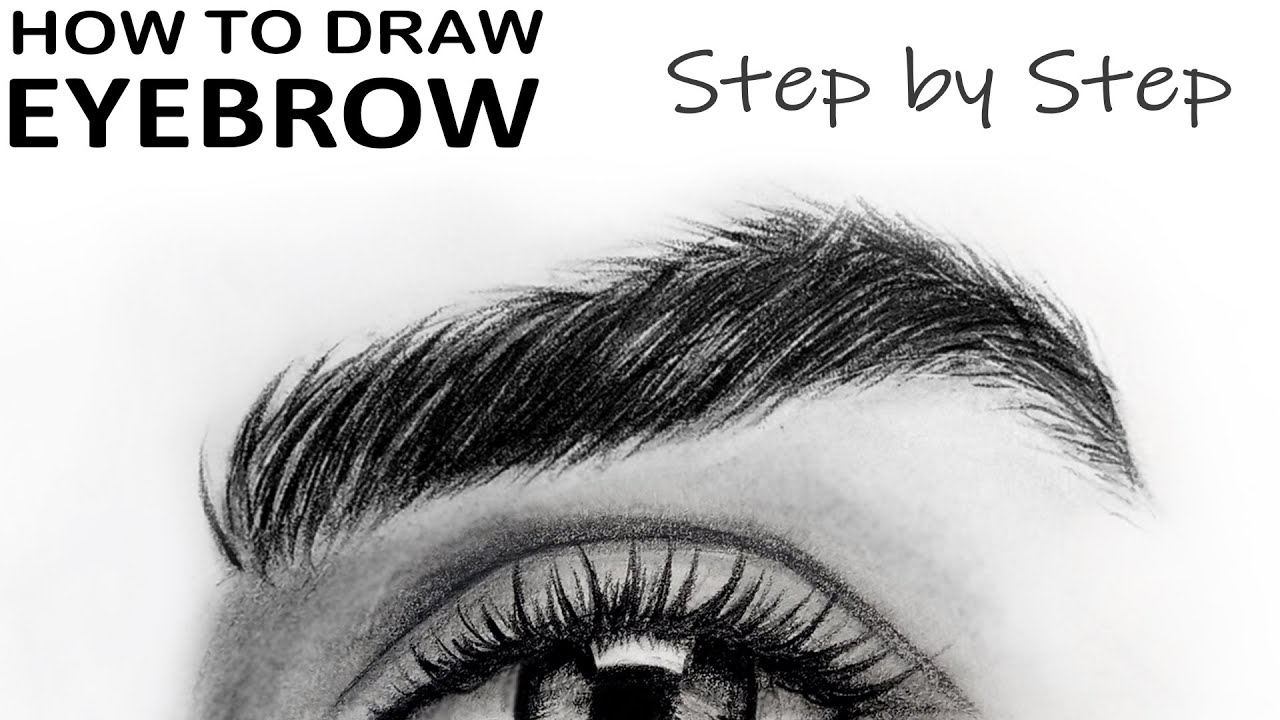 How to Draw Realistic EYEBROW | Easy Eyebrow Shading Technique for beginners | Eyebrow Sketch