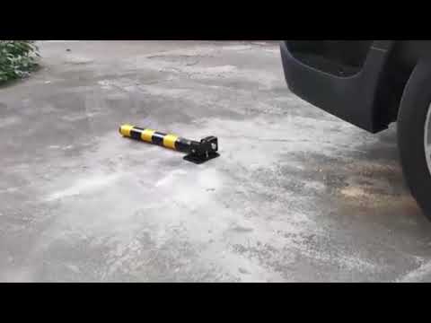 Safety Traffic Fold Down Post Parking Post Metal Steel Bolt Fold Down Bollard Post